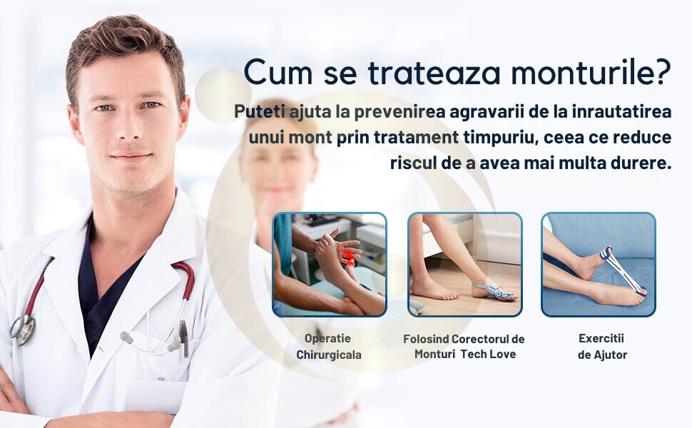 Corector Monturi de Zi si Noapte pentru picioare, Hallux Valgus, Cu ...